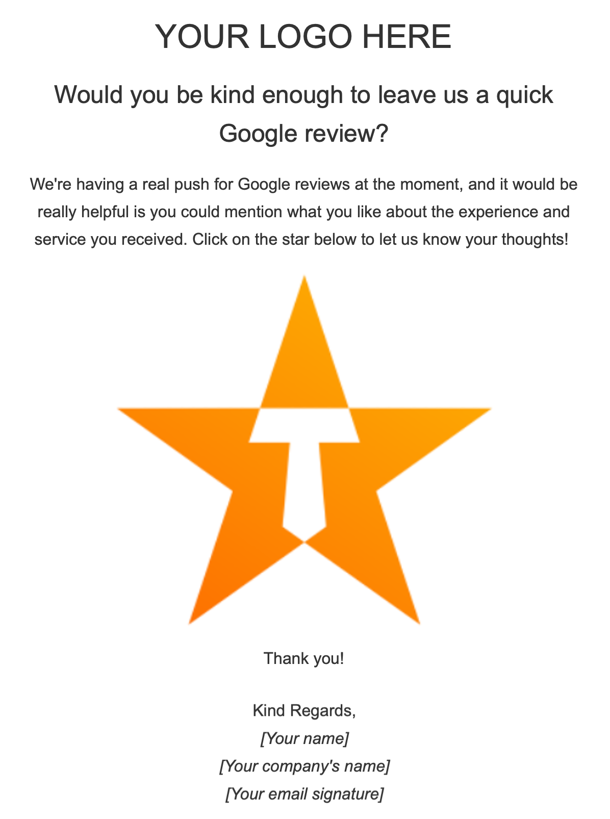 How To Ask For A Review Template 2 Trustist Customer Reviews