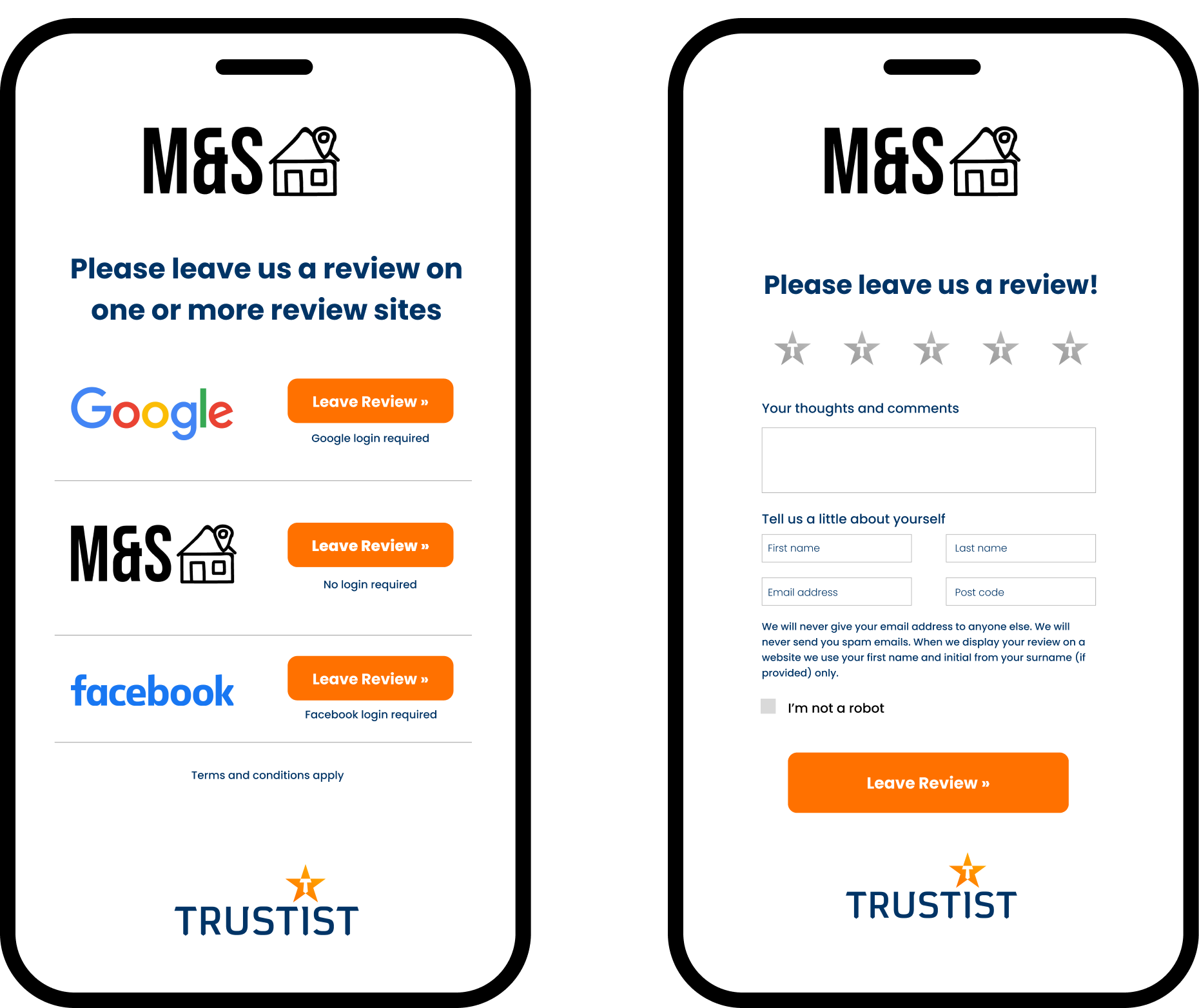 Review Collection - Trustist Customer Reviews